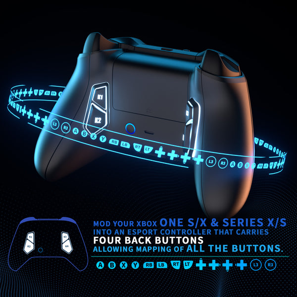 eXtremeRate Redesigned K1 K2 K3 K4 Back Buttons For eXtremerate VICTOR – GamingCobra