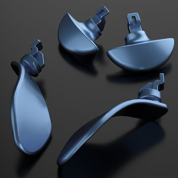 eXtremeRate Back Paddles for PS5 Edge Controller, Metallic Neptune Blu ...