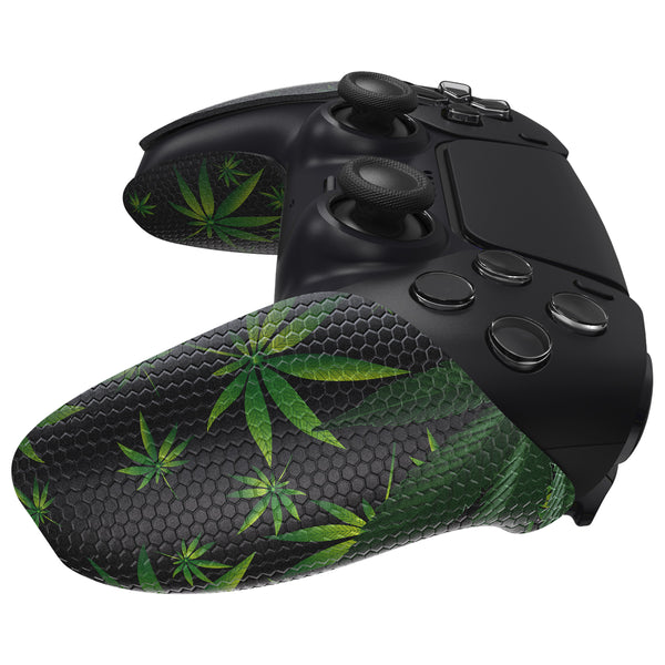 PlayVital Green Weeds Anti-Skid Sweat-Absorbent Controller Grip for PS ...