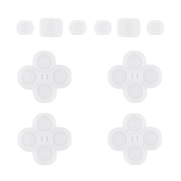eXtremeRate 10 pcs Replacement Silicone Rubber Button Pads for eXtreme ...