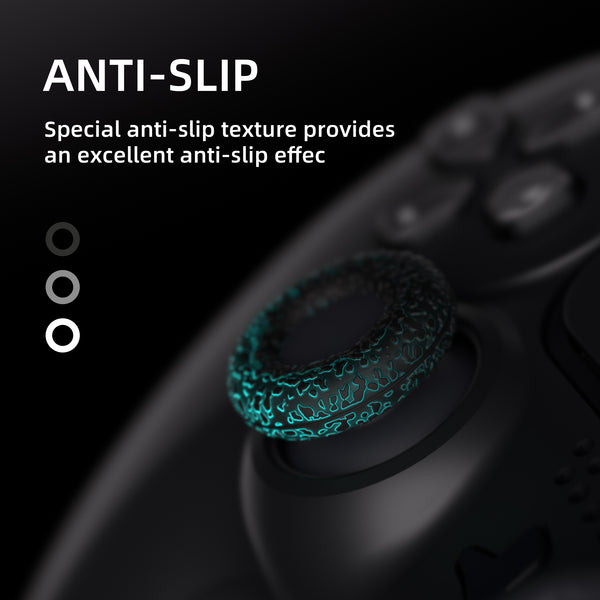 PlayVital 3 Pairs Silicone Thumbstick Rings for PS5 & PS4 & Xbox Serie ...