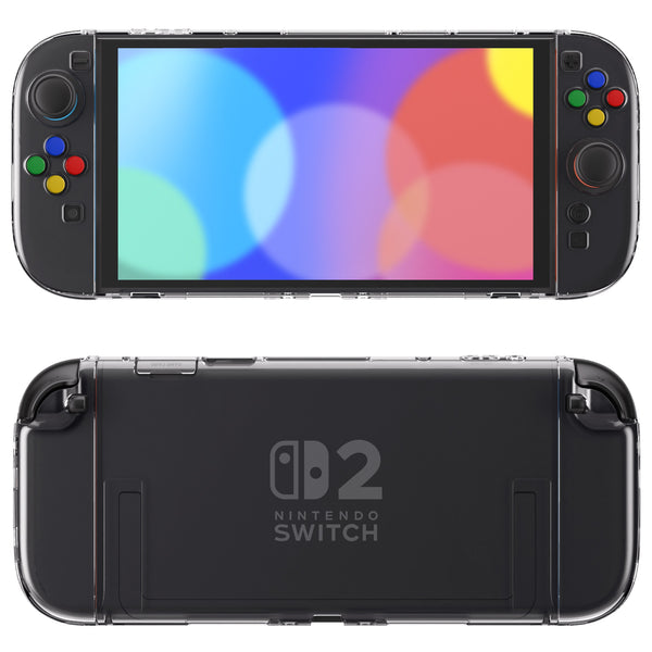 PlayVital Clear Series Protective Case for Nintendo Switch 2, Anti-Scr ...