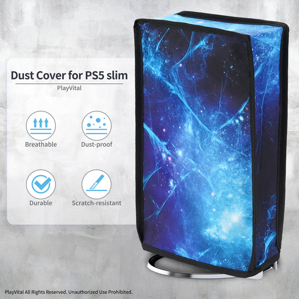 PlayVital Vertical Dust Cover for ps5 Slim Digital Edition(The New Sma ...