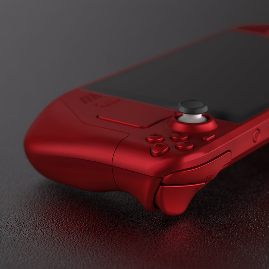 eXtremeRate Replacement Scarlet Red Full Set Shell with Buttons for ...