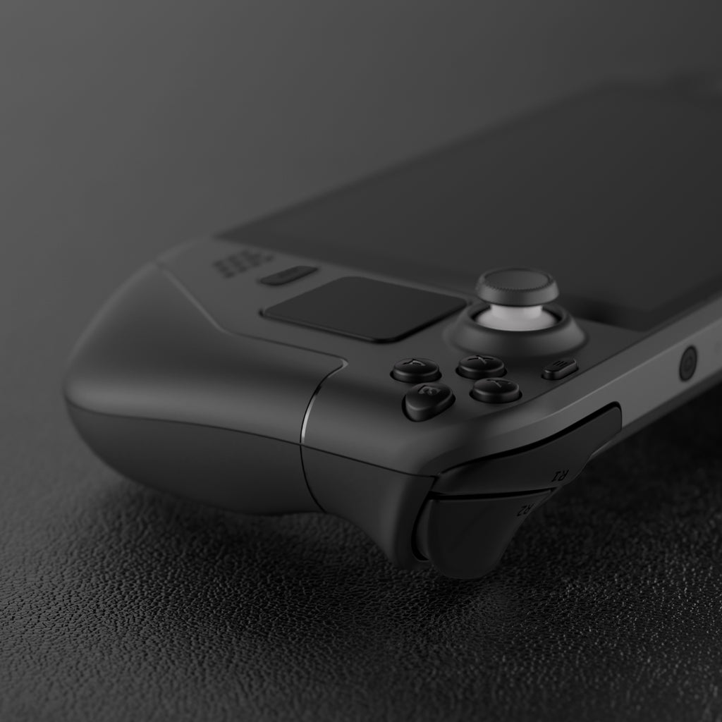 eXtremeRate Black Replacement Full Set Buttons for Steam Deck Console ...