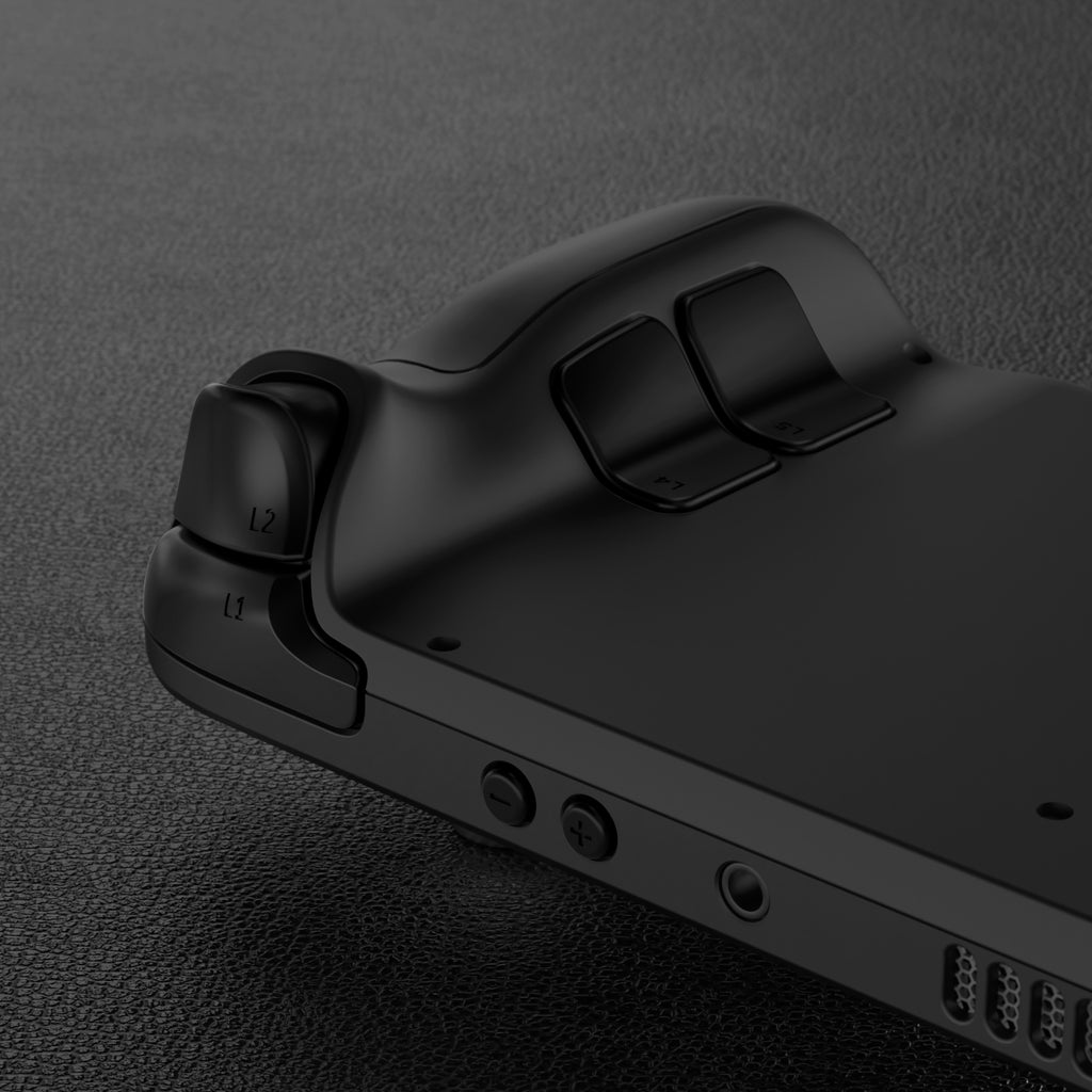 eXtremeRate Black Replacement Full Set Buttons for Steam Deck Console ...