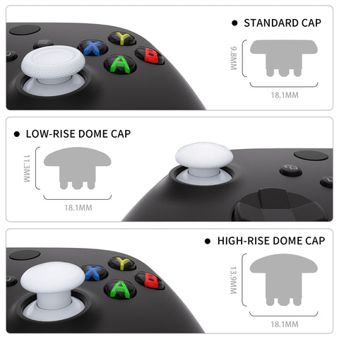 eXtremeRate EDGE Sticks Interchangeable Thumbsticks for Xbox Core Cont ...