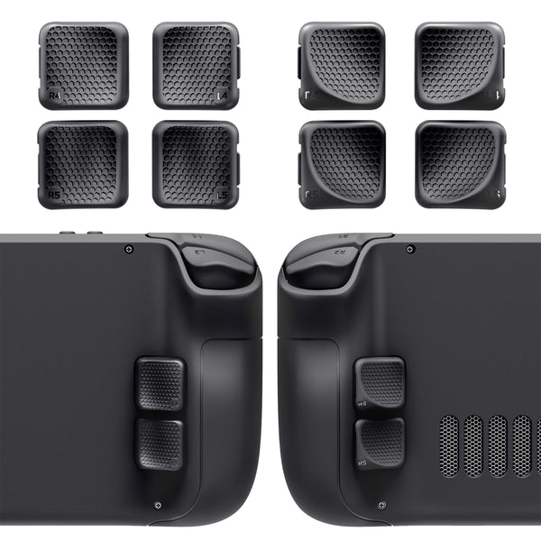 eXtremeRate Interchangeable Back Buttons Bottom Shell for Steam Deck L ...