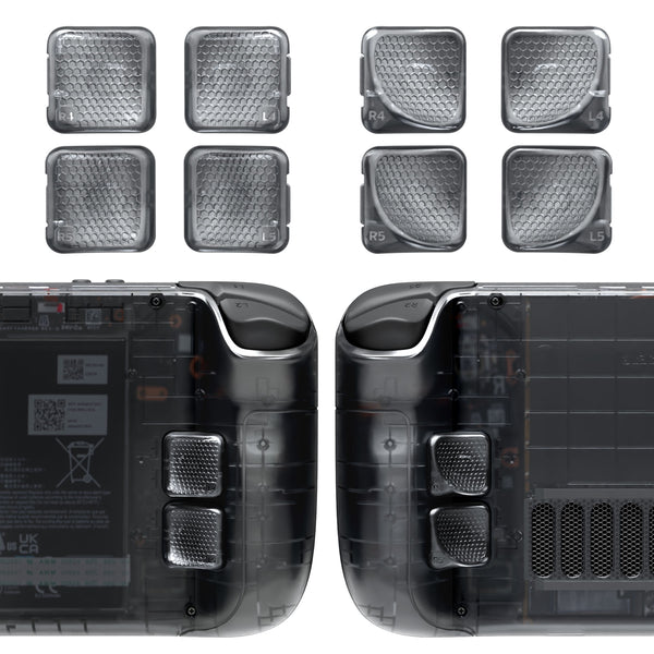 eXtremeRate Interchangeable Back Buttons Bottom Shell for Steam Deck L ...