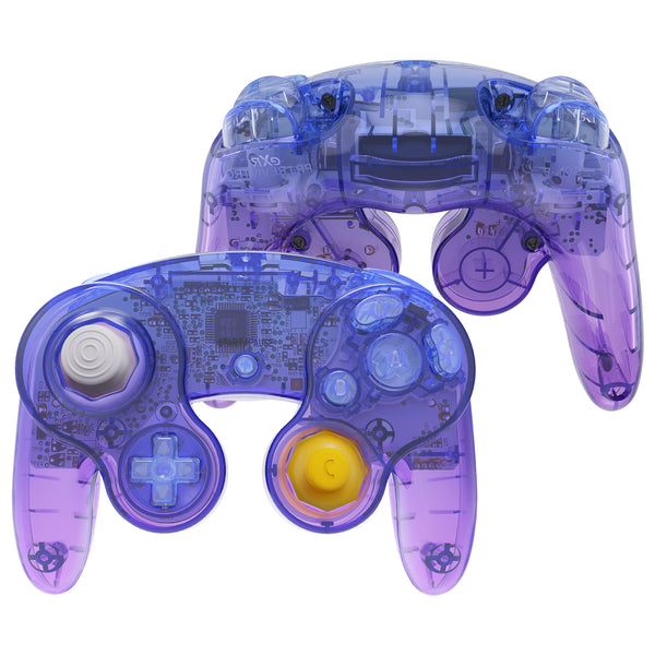 eXtremeRate Gradient Translucent Bluebell Replacement Faceplate Backpl ...