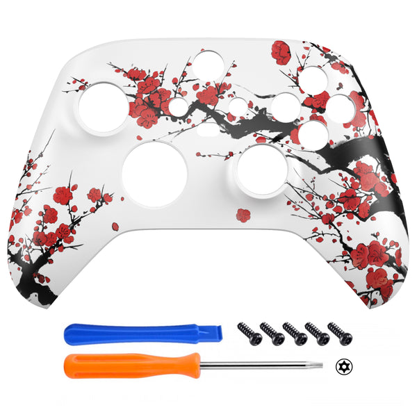eXtremeRate Winter Blossom Replacement Part Faceplate, Housing Shell C ...