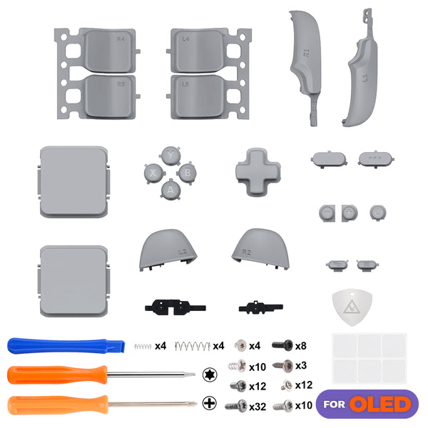 eXtremeRate Replacement Full Set Buttons for Steam Deck OLED Handheld ...