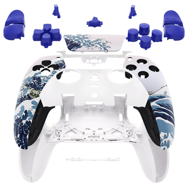 eXtremeRate Custom Replacement Full Set Shells with Buttons for PS5 Ed ...