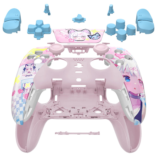eXtremeRate Custom Replacement Full Set Shells with Buttons for PS5 Ed ...