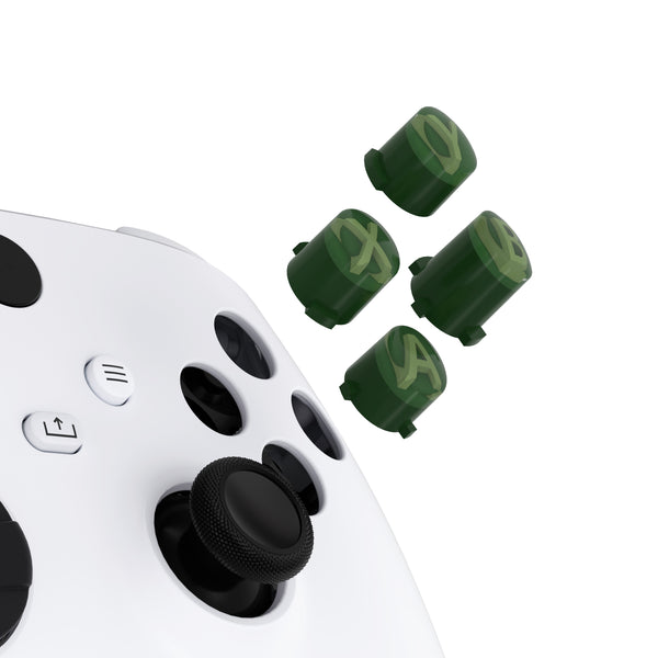 eXtremeRate Three-Thone ABXY Action Buttons with Classic Symbols for X ...