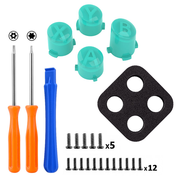 eXtremeRate Two-Tone ABXY Action Buttons with Classic Symbols for Xbox ...