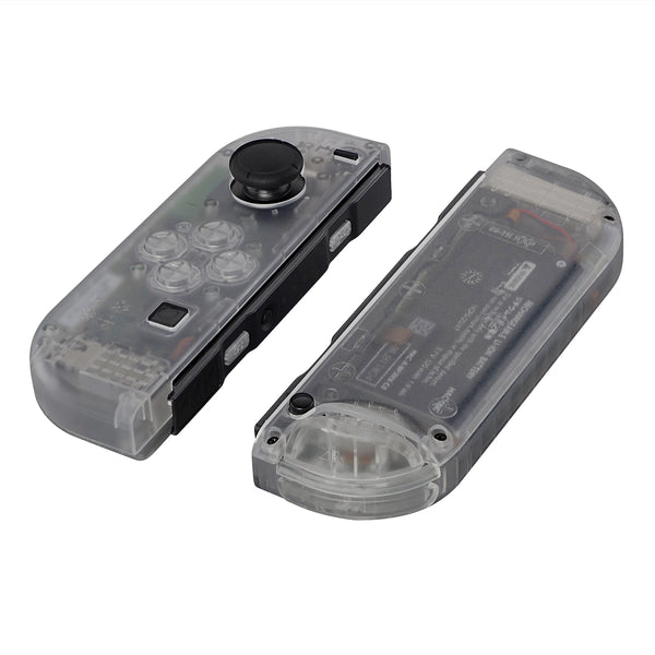 eXtremeRate Transparent Clear Joycon Handheld Controller Housing with ...