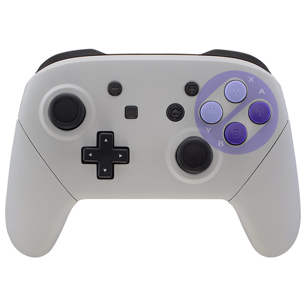 eXtremeRate Classic SNES Style Faceplate Backplate Handles for Switch ...