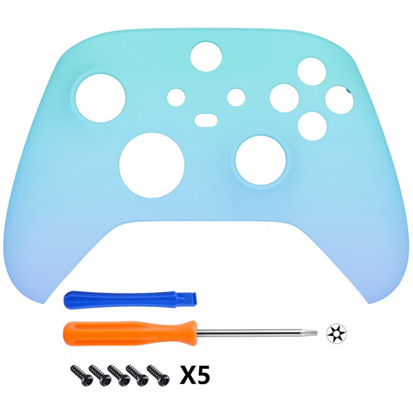 eXtremeRate Heaven Blue Violet Replacement Front Housing Shell for Xbo ...