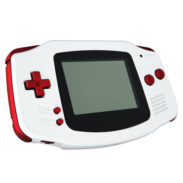 eXtremeRate Scarlet Red GBA Replacement Full Set Buttons for Gameboy A ...