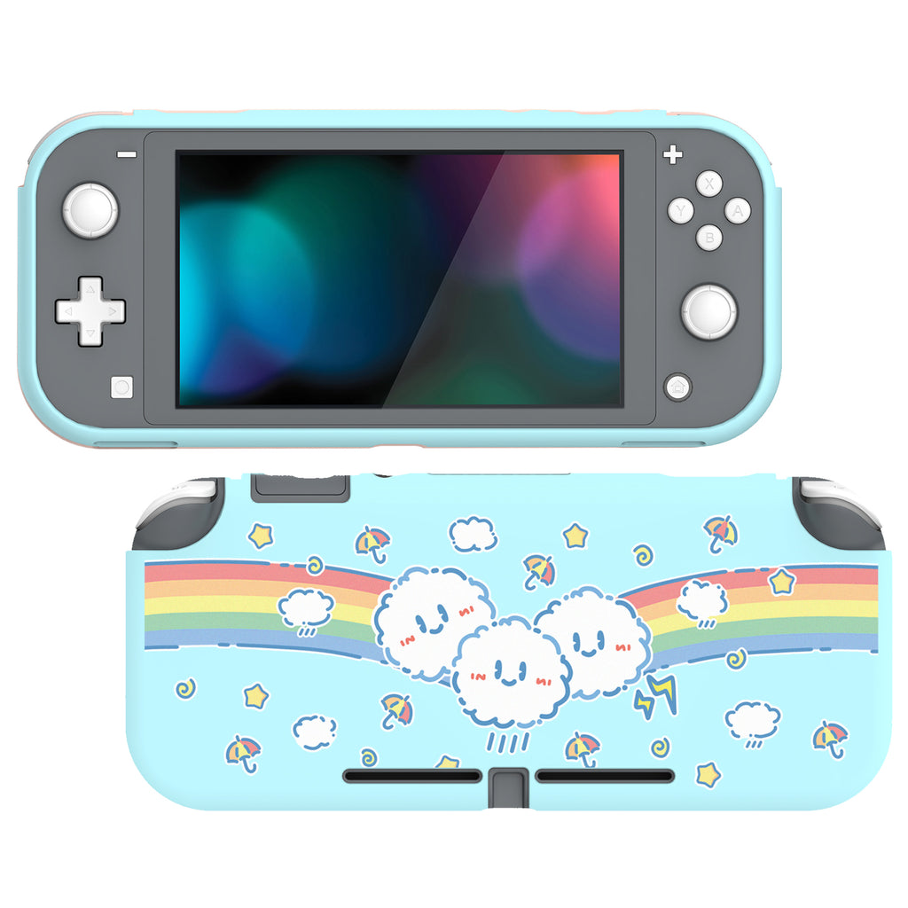 PlayVital Rainbow on Cloud Custom Protective Case for NS Switch Lite GamingCobra