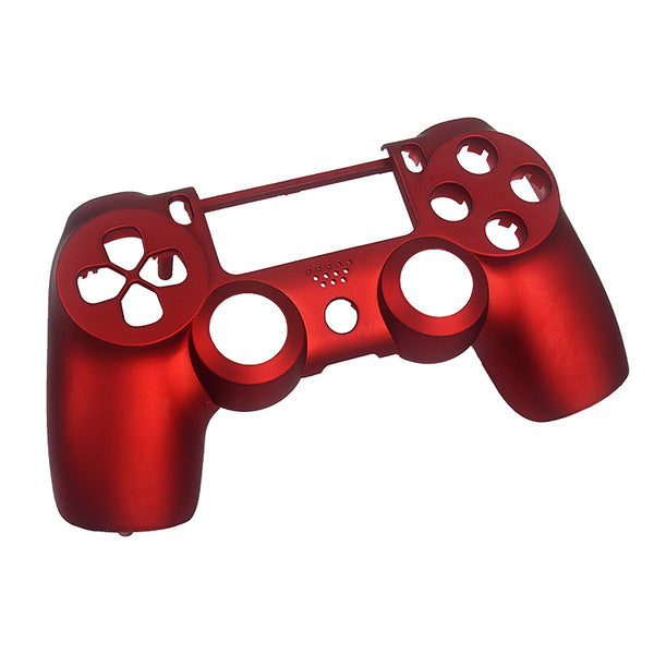 eXtremeRate Red Soft Touch Face Plate Front Shell Custom Kits for PS4 ...