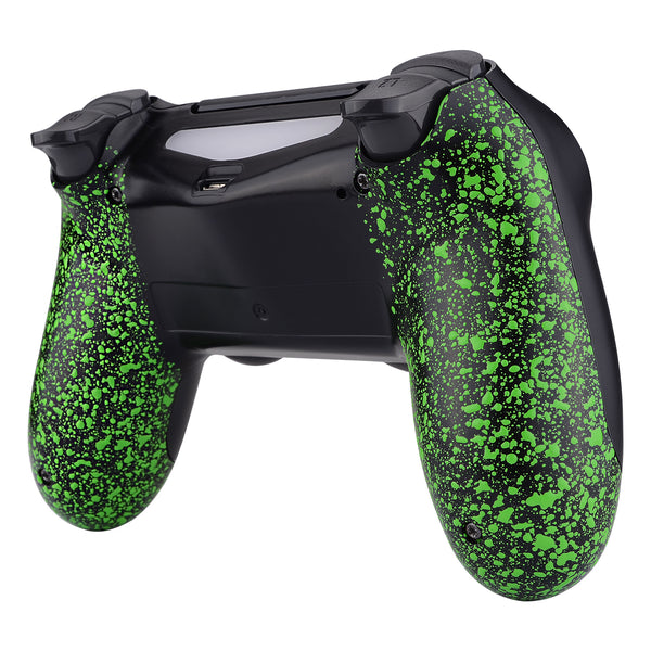 eXtremeRate Textured Green Comfortable Non-slip Back Shell for PS4 Sli ...