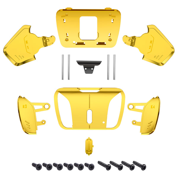 eXtremeRate Chrome Gold Replacement Redesigned K1 K2 K3 K4 Back Button ...